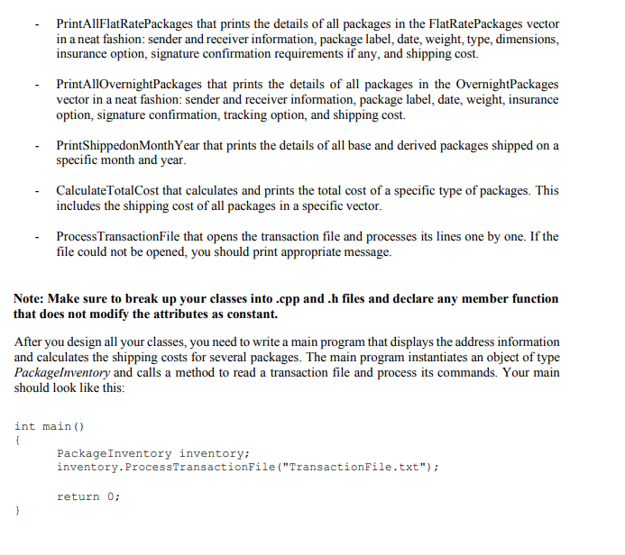 Solved In this homework, you are going to write a program to | Chegg.com