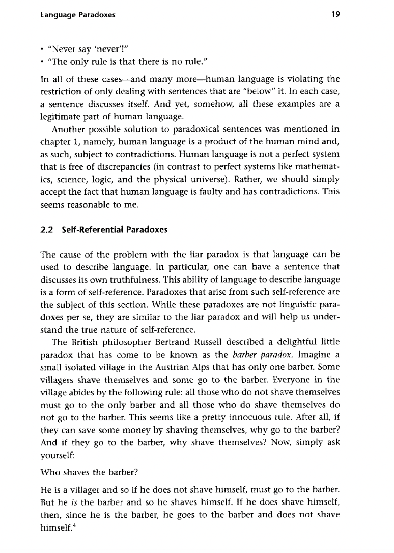 In the Liar Paradox on P. 16 there is this | Chegg.com