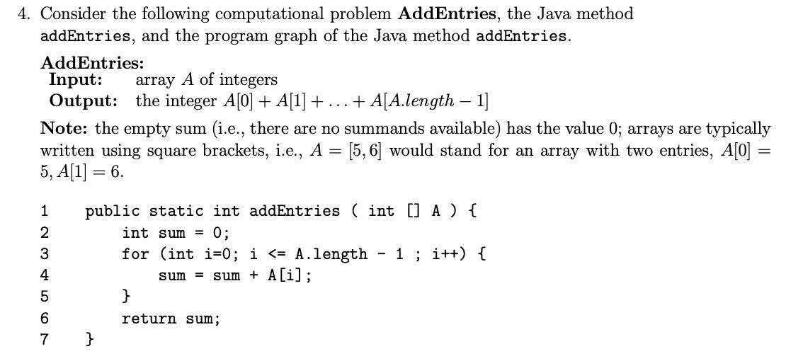 Solved 4. Consider the following computational problem | Chegg.com
