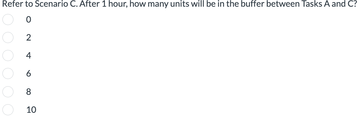 Solved Scenario C: Suppose you have a three task sequence. | Chegg.com