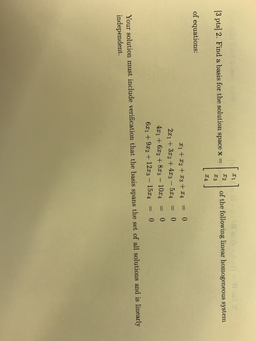 Solved 1. Let V be a vector space, and let vi, V2, V3 and v4 | Chegg.com