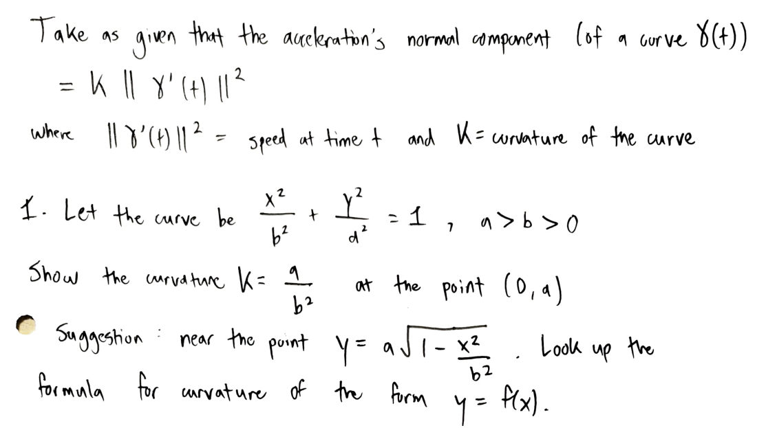 Solved Take as given that the acceleration's normal | Chegg.com