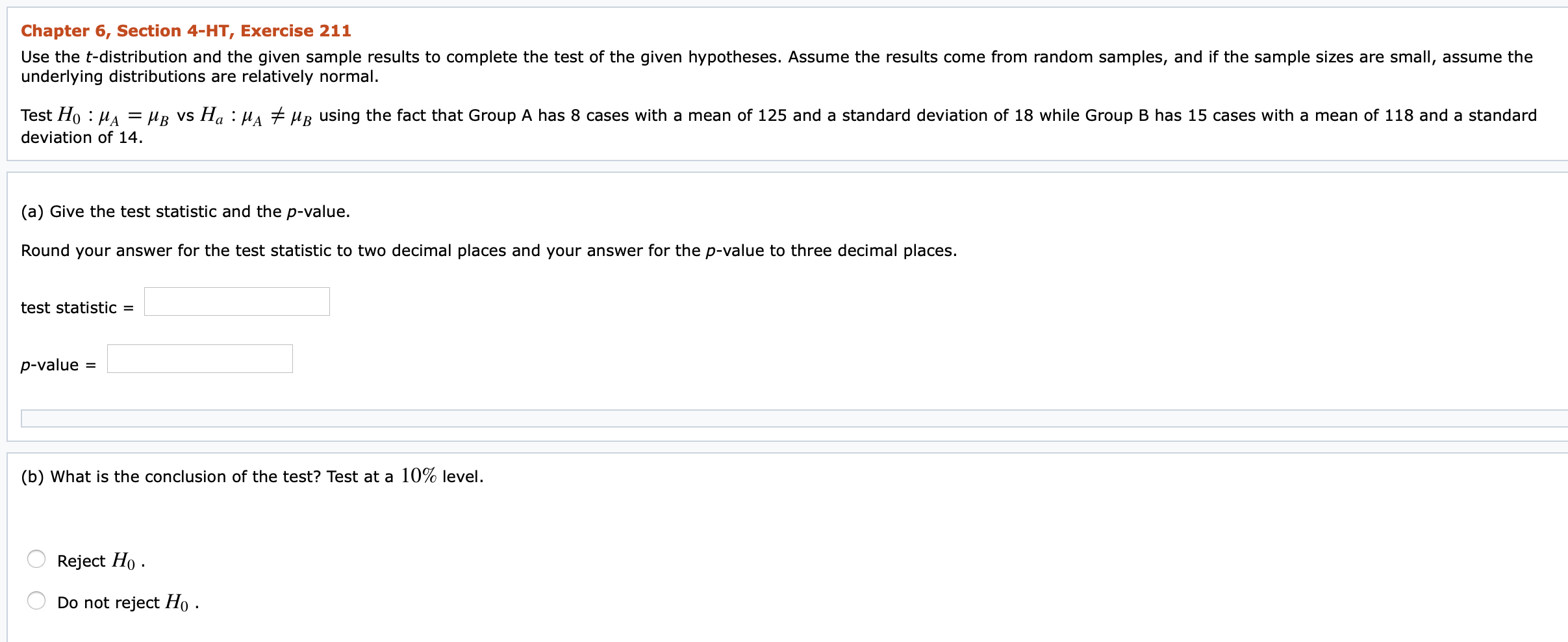 Solved Chapter 6, Section 4-HT, Exercise 211 Use the | Chegg.com