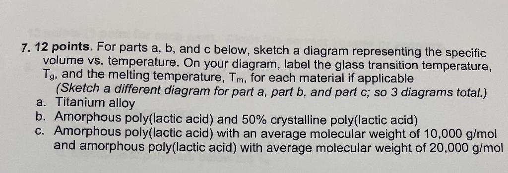 Solved 7. 12 points. For parts a,b, and c below, sketch a | Chegg.com