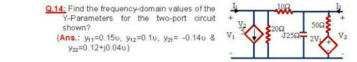 Solved 109 Q.14: Find the frequency-domain values of the | Chegg.com