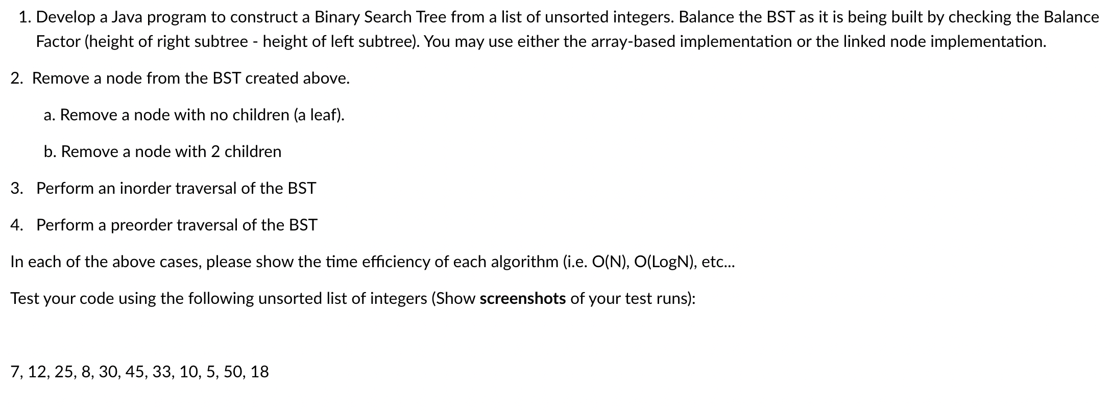 Solved 1. Develop a Java program to construct a Binary | Chegg.com