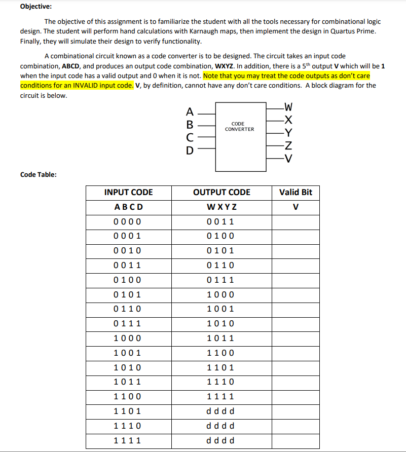 Objective: The objective of this assignment is to | Chegg.com