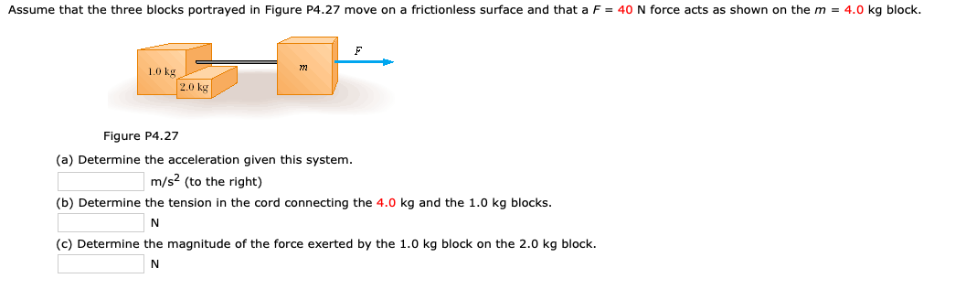 Solved Assume that the three blocks portrayed in Figure | Chegg.com