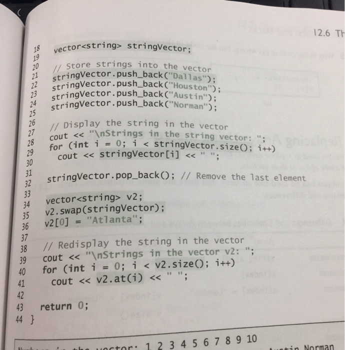 Solved 72 Chapter 12 Templates. Vectors, and Stacks | Chegg.com