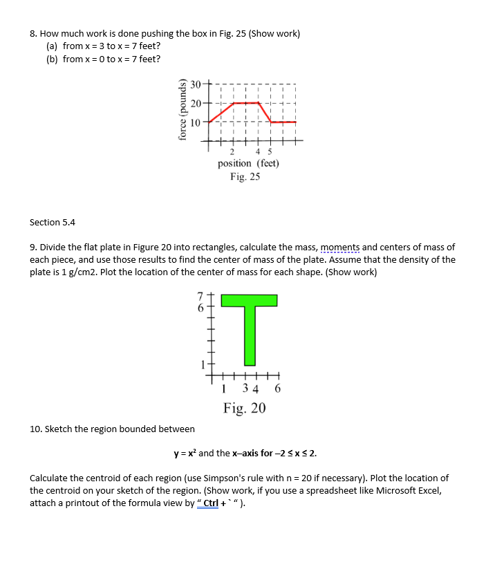 Solved 8. How much work is done pushing the box in Fig. 25 | Chegg.com