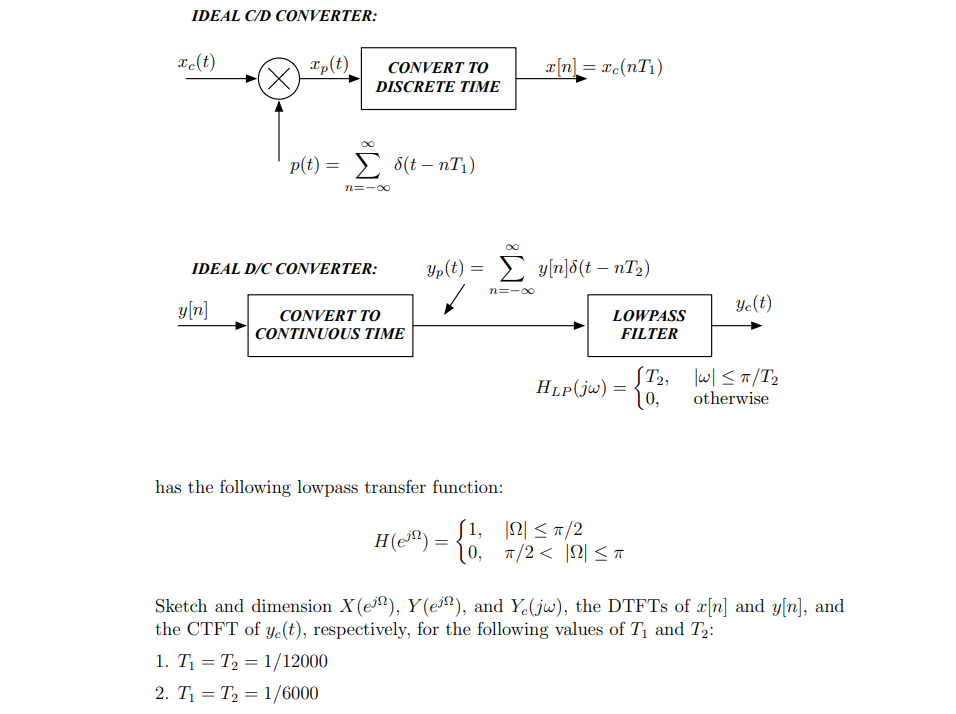 Solved 4. [14 points] The block diagrams below describe a | Chegg.com