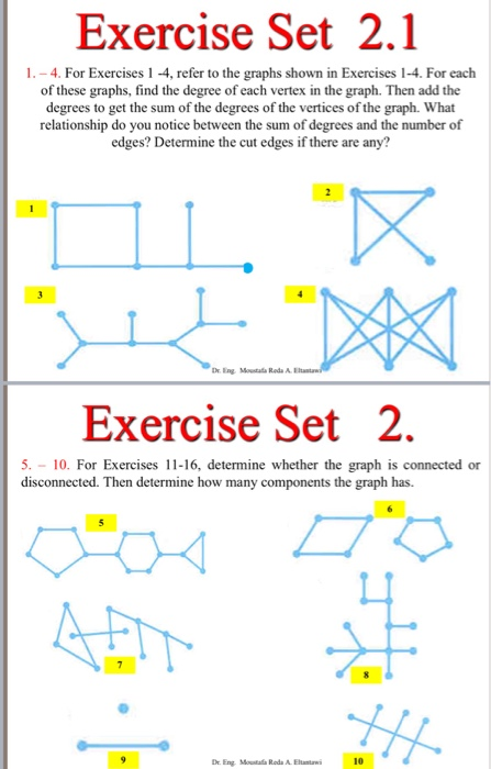 Solved Exercise Set 2.1 1. -4. For Exercises 1 -4, refer to | Chegg.com