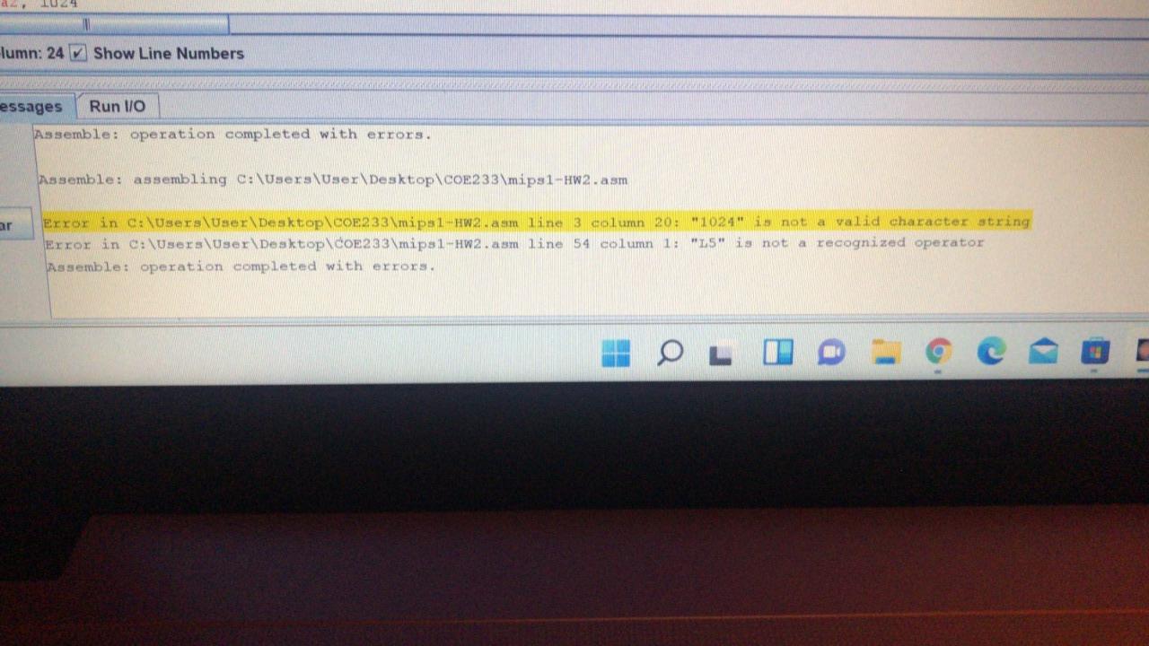 Solved This is my code : .data filename: .asciiz | Chegg.com