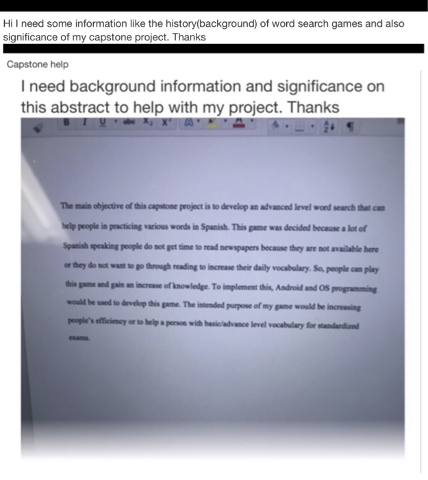 Solved Hi I need some information like the | Chegg.com