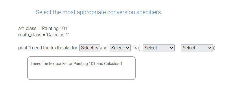 Solved Select the most appropriate conversion | Chegg.com