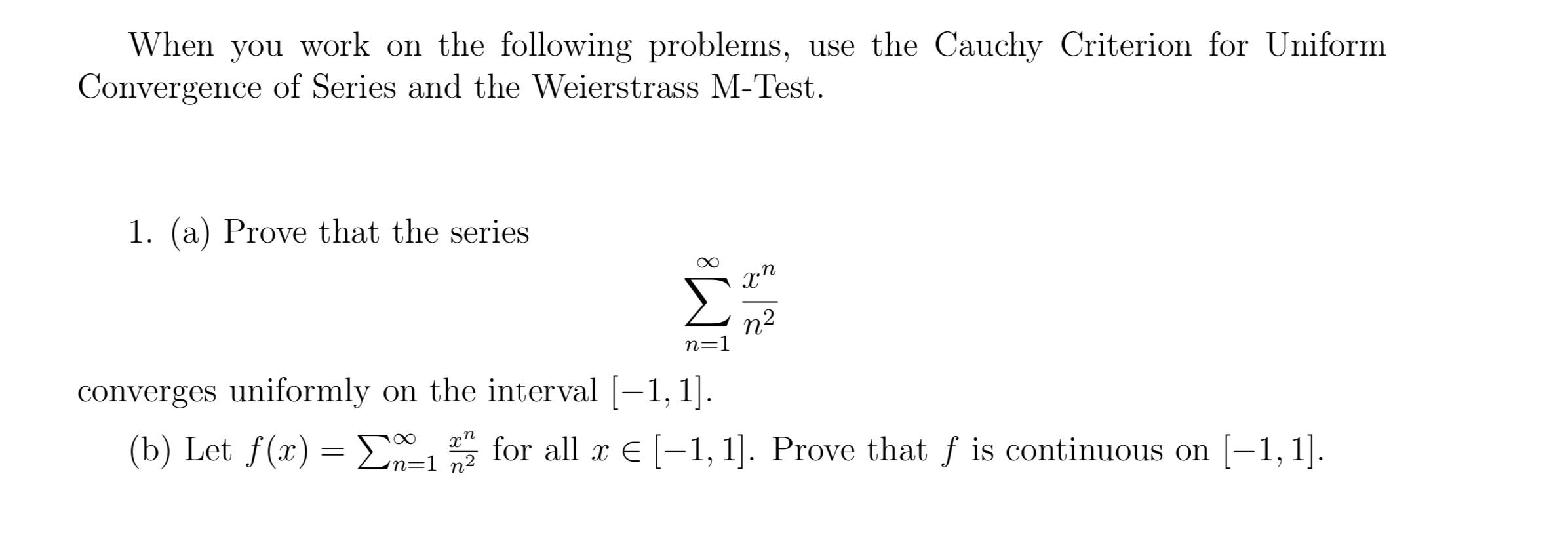 Solved When you work on the following problems, use the | Chegg.com