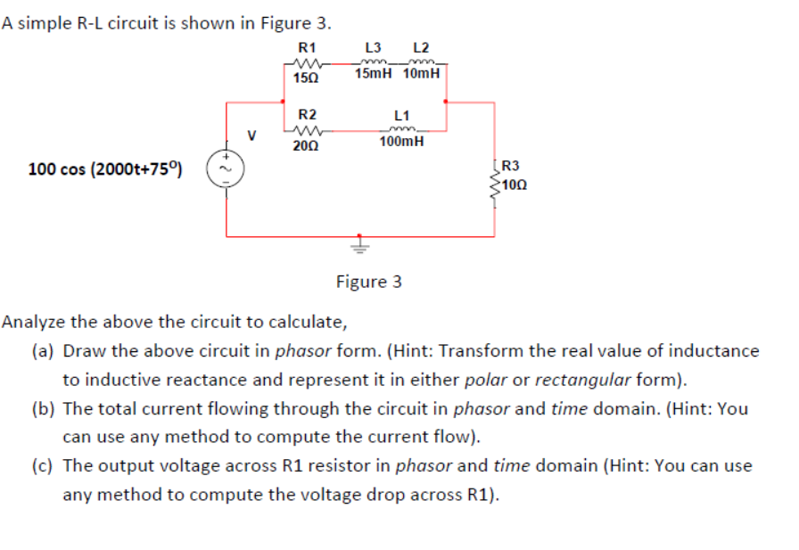 Solved A simple R-L circuit is shown in Figure | Chegg.com