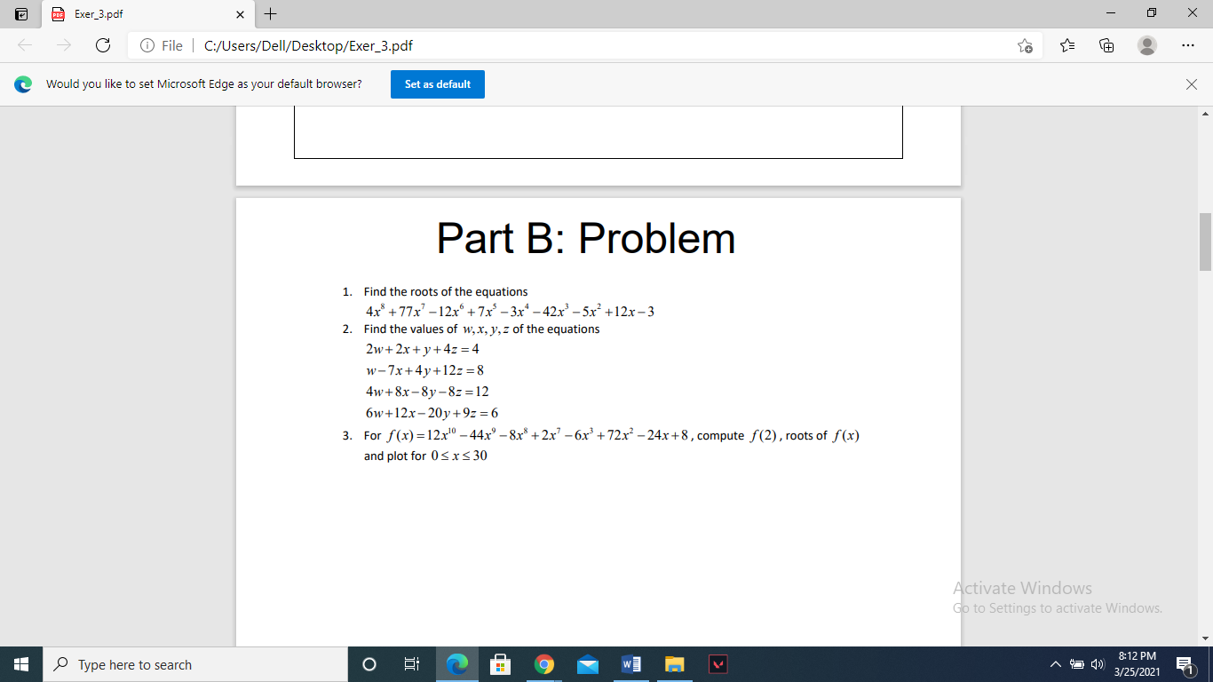 Solved PDF Exer_3.pdf + a File | Chegg.com