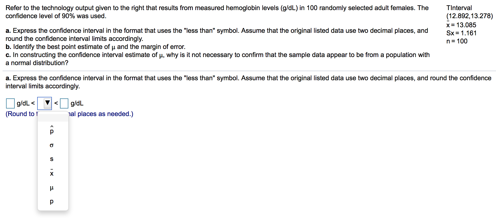 Solved Refer to the technology output given to the right | Chegg.com