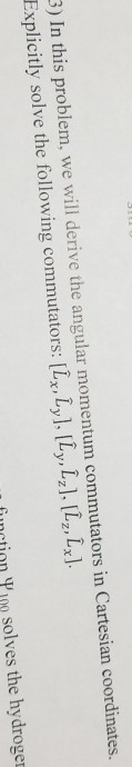 Solved 3 In This Problem We Will Derive The Angular