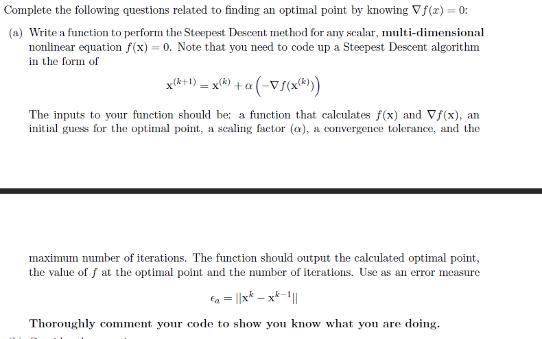 omplete the following questions related to finding an | Chegg.com