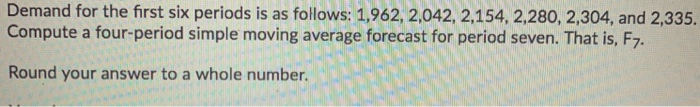 Solved A regression forecasting model has an intercept of | Chegg.com