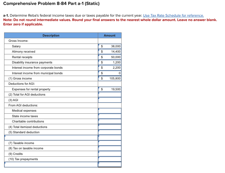 Solved Comprehensive Problem 8-84 (LO 8-1, LO 8-2, LO 8-3, | Chegg.com