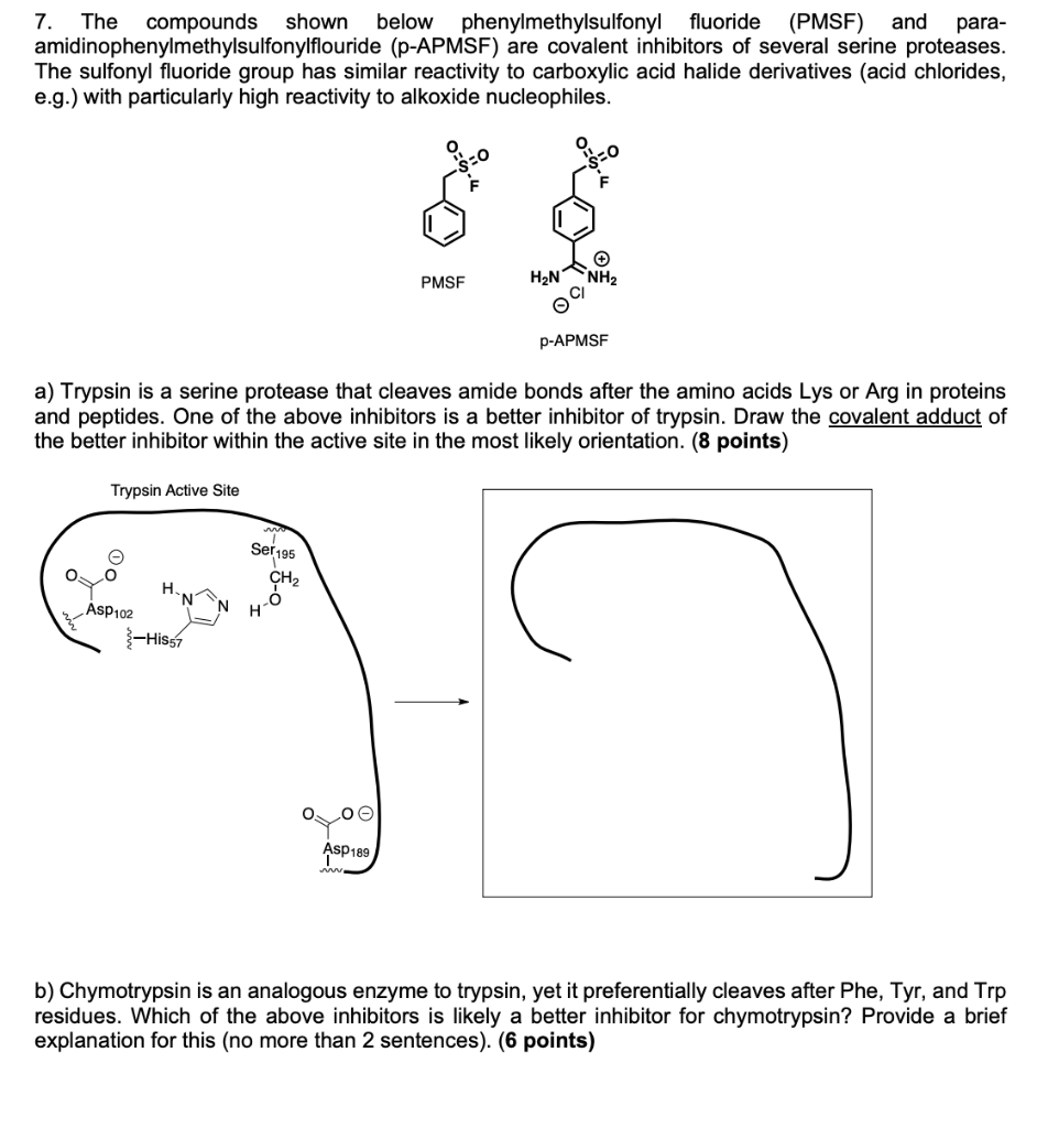 7. The compounds shown below phenylmethylsulfonyl | Chegg.com