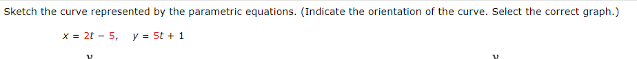 Solved Sketch the curve represented by the parametric | Chegg.com