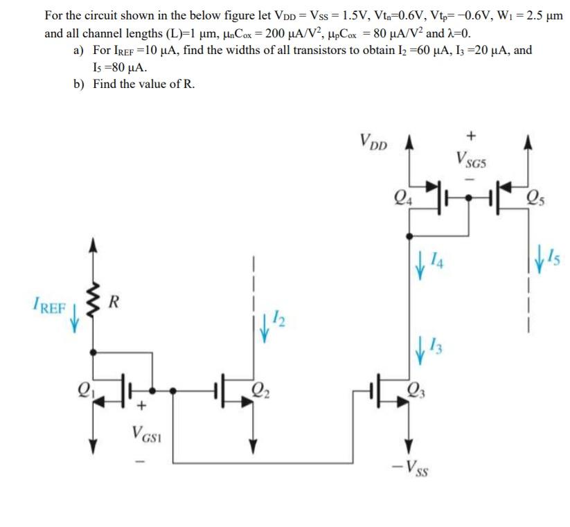 Solved For the circuit shown in the below figure let Vpp = | Chegg.com