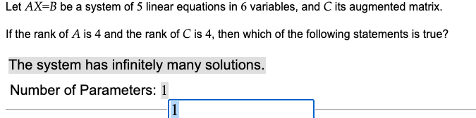 Solved Let AX=B be a system of 5 linear equations in 6 | Chegg.com