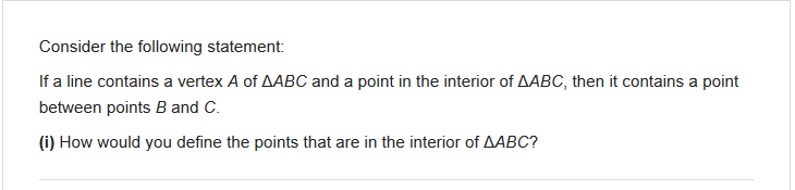 Solved We have been using SMSG Postulates along with | Chegg.com