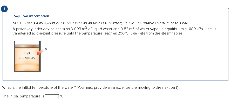 Solved Required information NOTE: This is a multi-part | Chegg.com