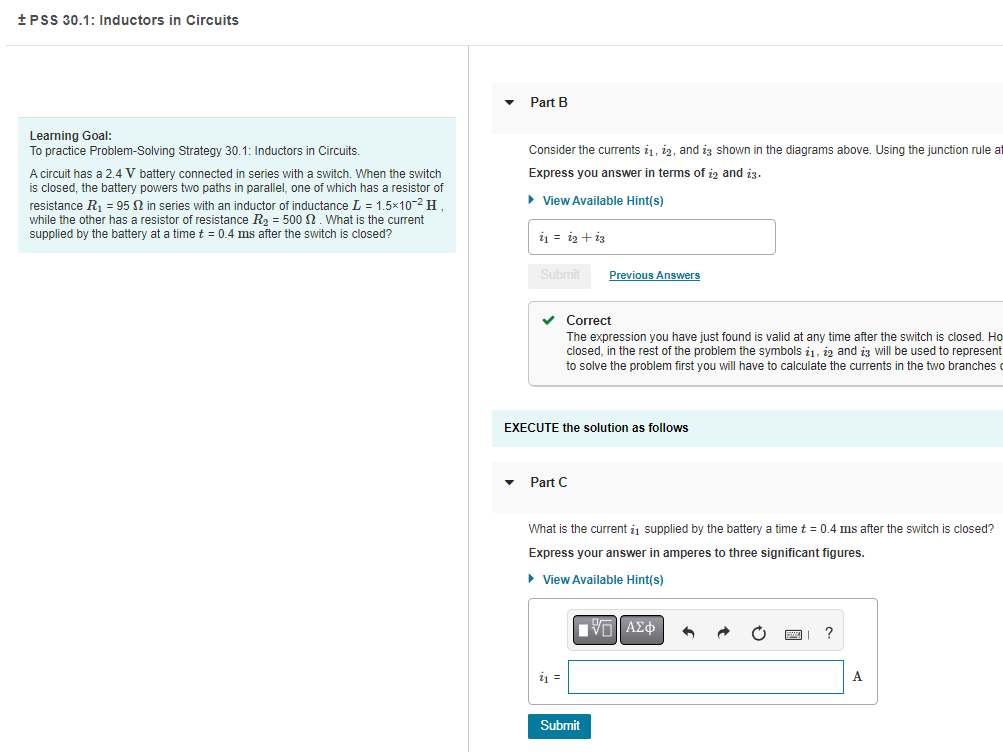 Solved Learning Goal: To practice Problem-Solving Strategy | Chegg.com