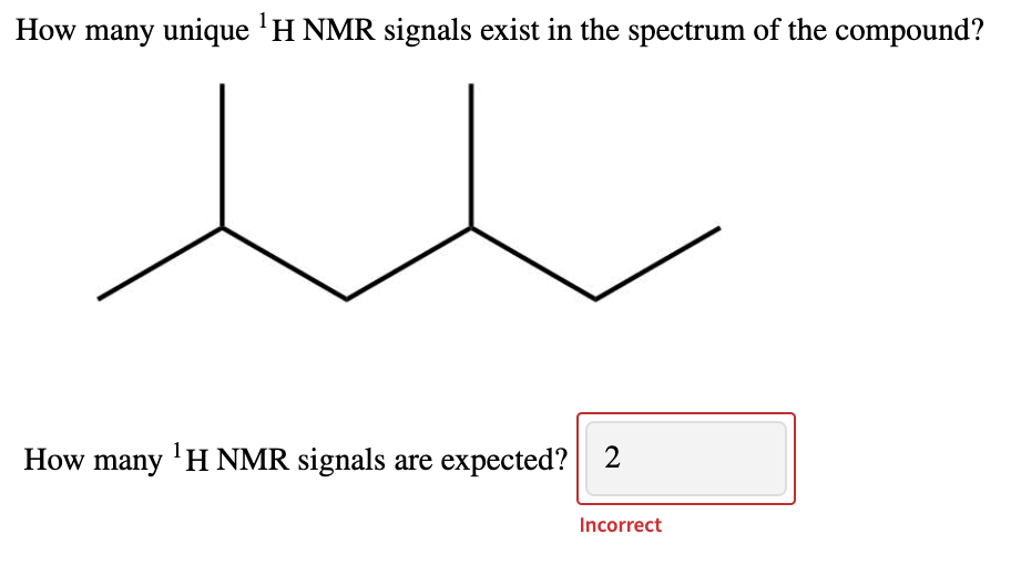Solved Predict how many 'H NMR signals (individual | Chegg.com