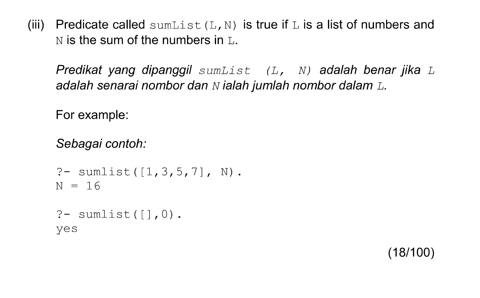 Solved (c) Write Prolog programs for the following: Tulis | Chegg.com Solved (c) Write Prolog programs for the following: Tulis | Chegg.com