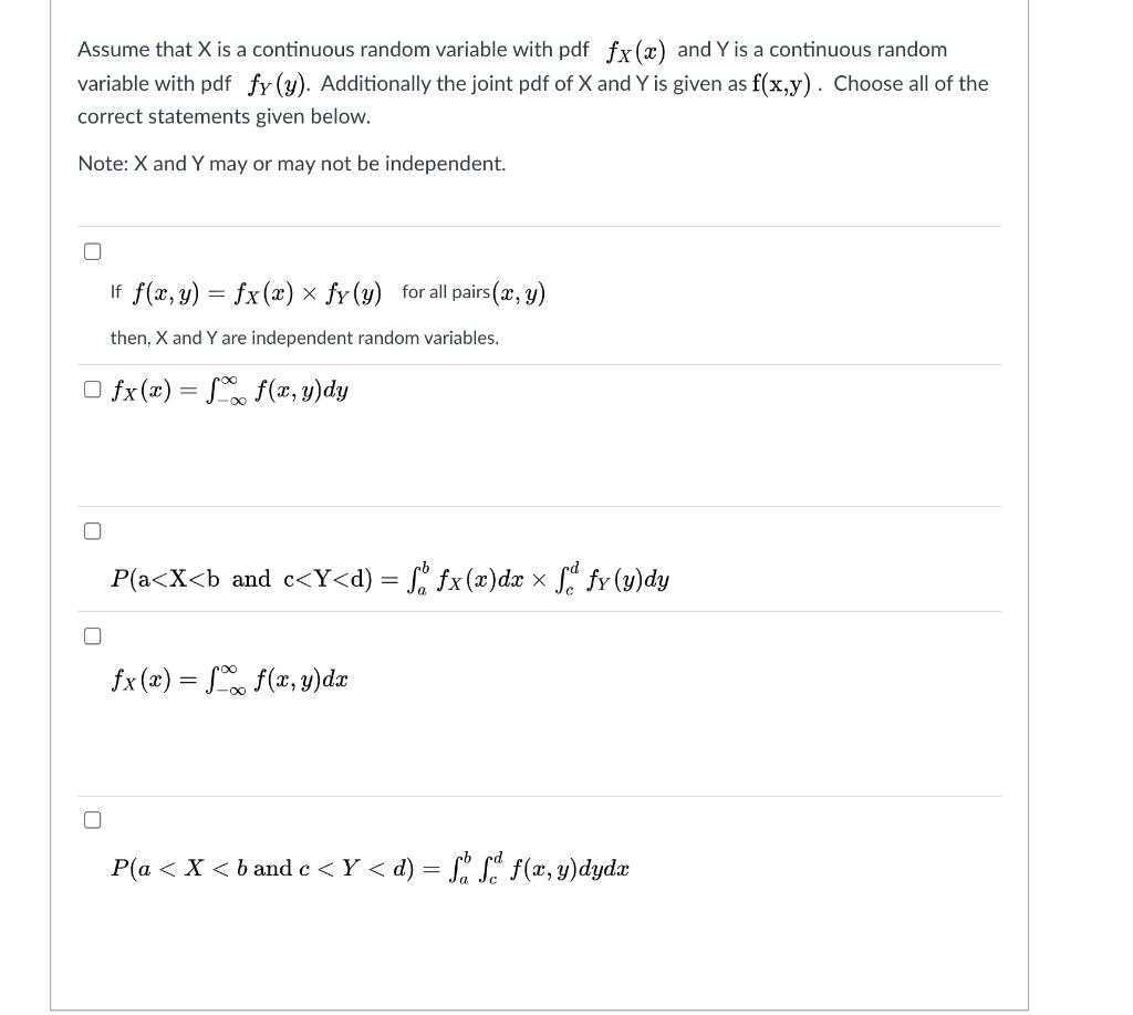 Solved Assume that X is a continuous random variable with | Chegg.com