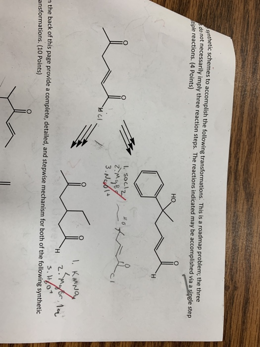 Solved synthetic schemes to accomplish the following | Chegg.com