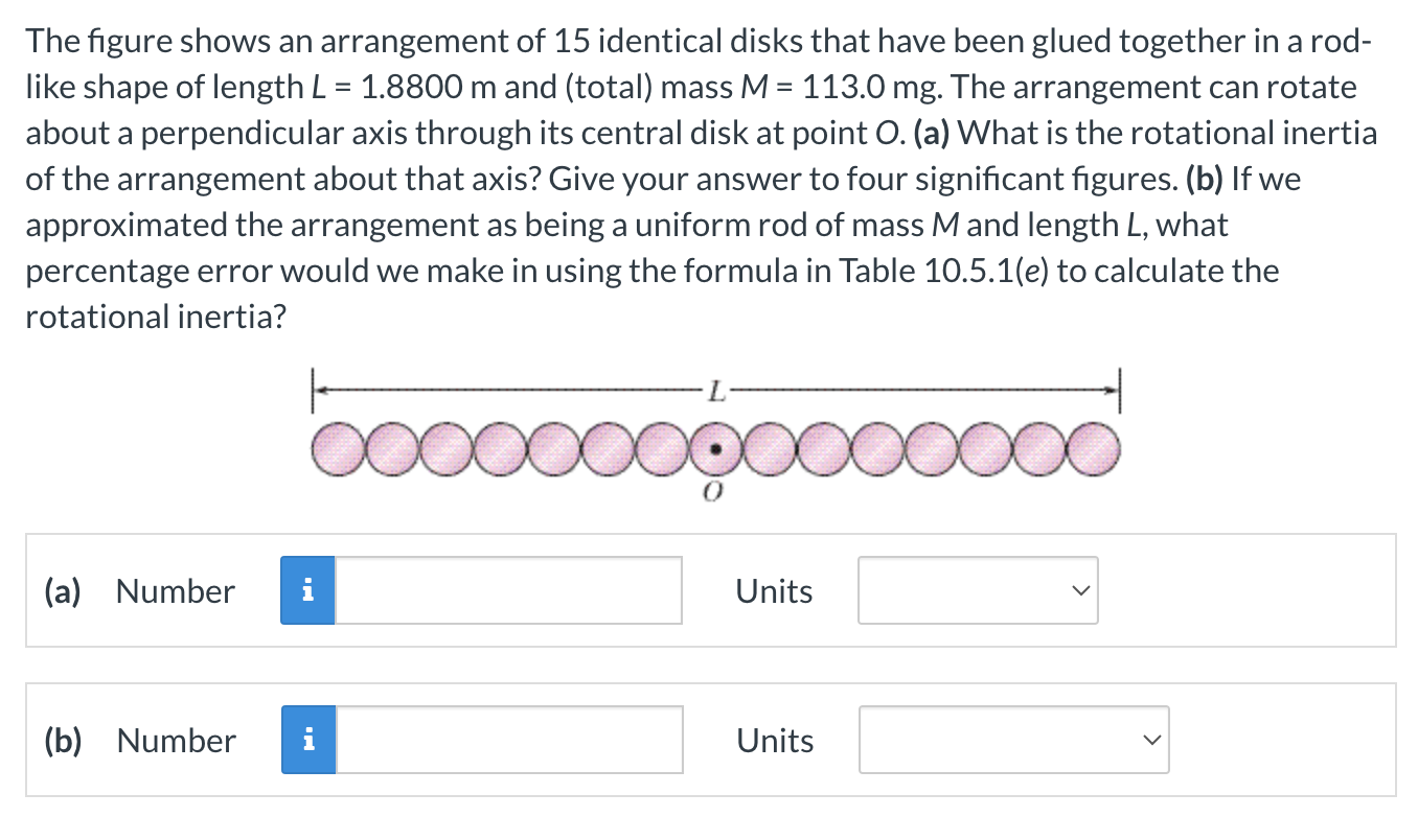 Solved The figure shows an arrangement of 15 identical disks | Chegg.com