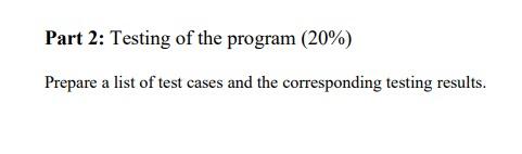 Solved Part 1 Write A Java Program That Fulfils The Chegg