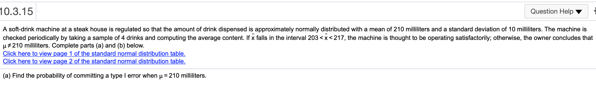 Solved (b) Find the probability of committing a type II | Chegg.com