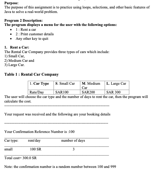 Solved Purpose: The purpose of this assignment is to | Chegg.com