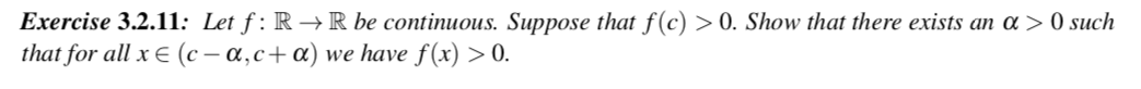Solved Exercise 3.2.11: Let f: R- R be continuous. Suppose | Chegg.com