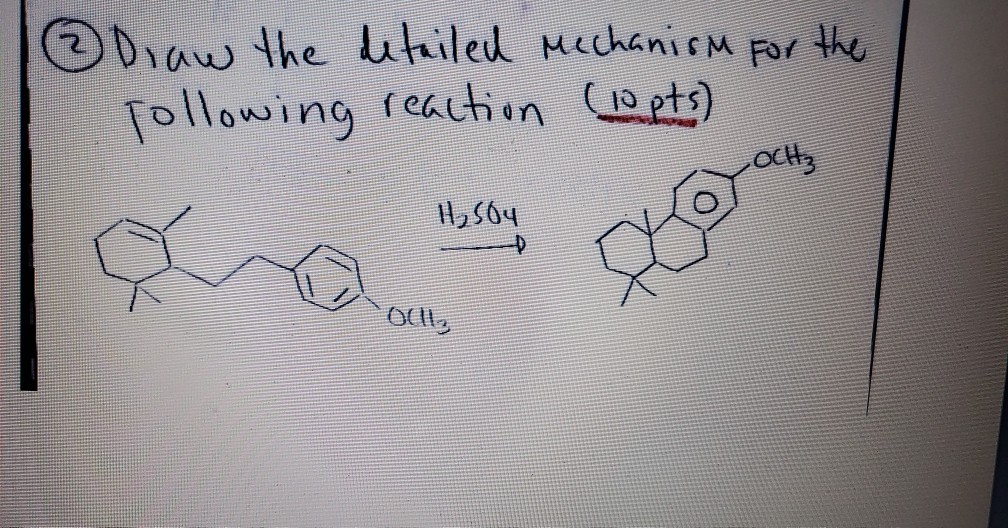 Solved 1③ Draw the detailed mechanism for the following | Chegg.com