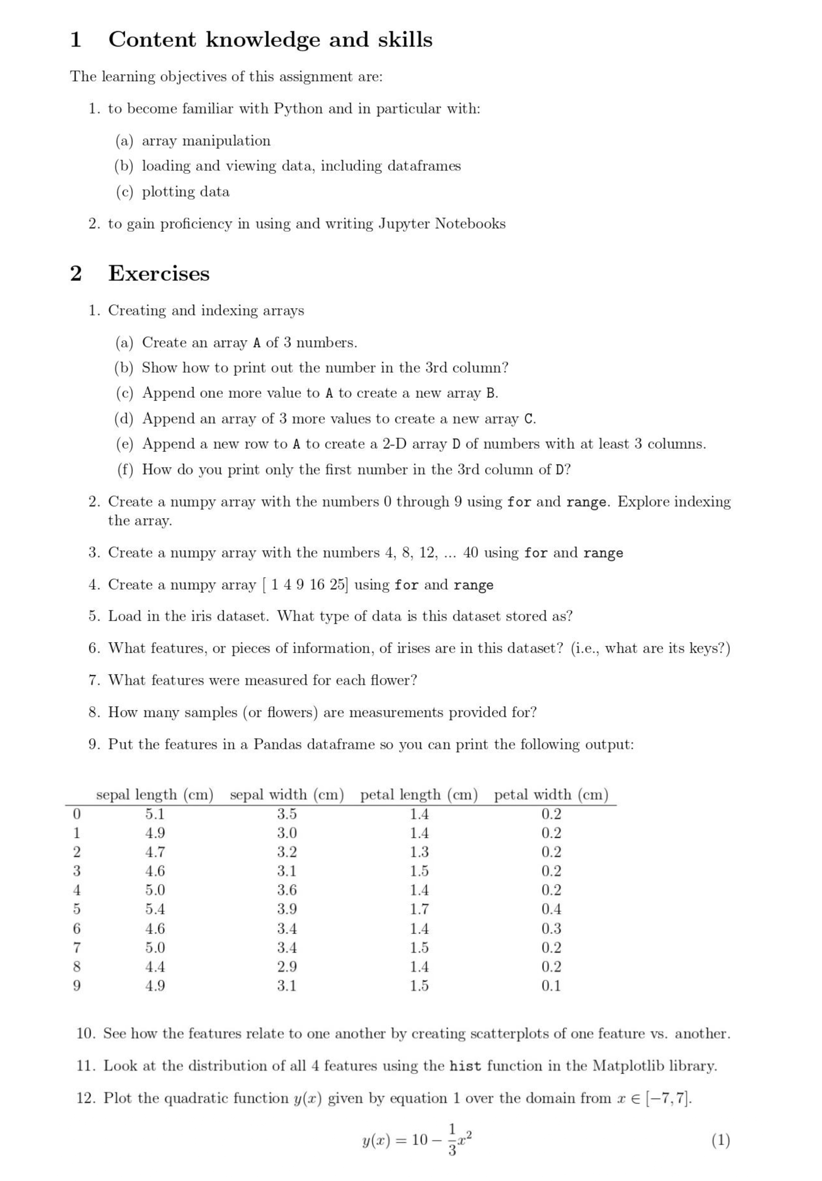 Solved Solve the attached file in jupyter notebook. Please | Chegg.com