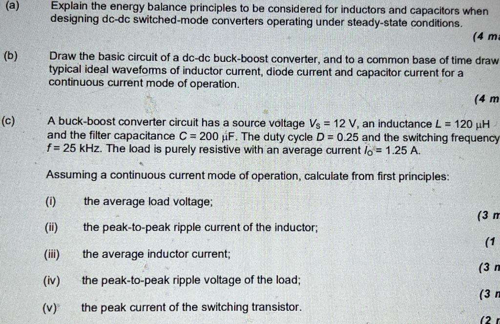 Solved (a) Explain the energy balance principles to be | Chegg.com