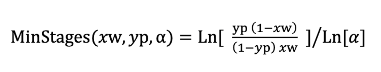 Solved 5. Use the "Underwood Fenske" equation (assumes a | Chegg.com