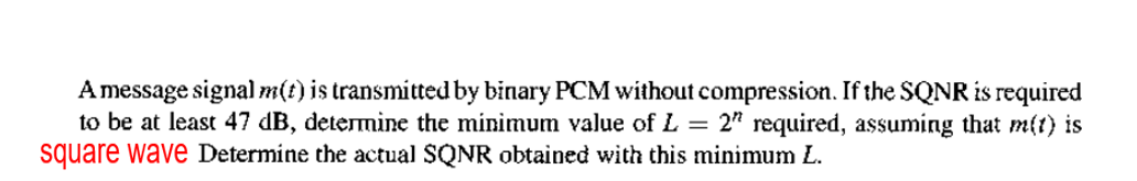 Solved Amessage signal m(t) is transmitted by binary PCM | Chegg.com
