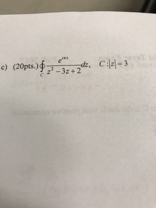 Solved Evaluate the given integral, where C is the circle | Chegg.com