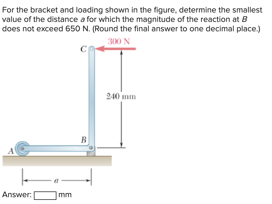 Solved For the bracket and loading shown in the figure, | Chegg.com